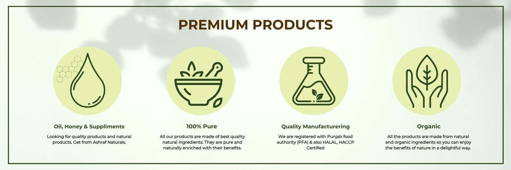 Ashraf Naturals - Natural & Organic Health Products